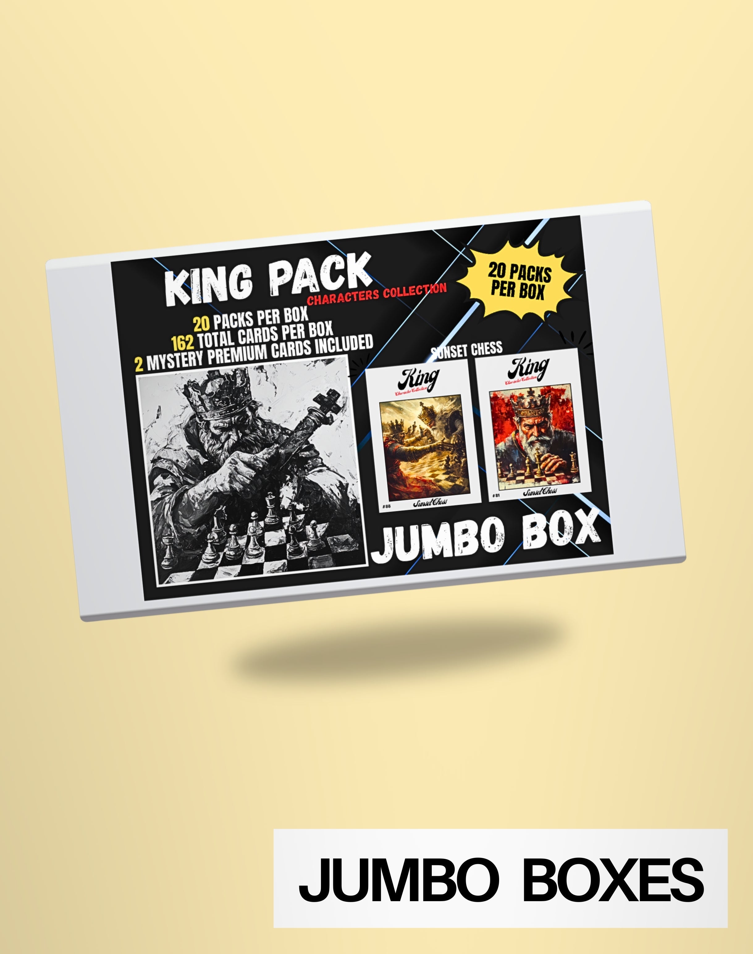 Jumbo Chess Card Boxes | 20 Packs + Extras – Sunset Chess