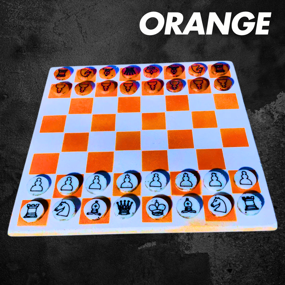 Orange Chess Sets | Bright & Bold Designs – Sunset Chess
