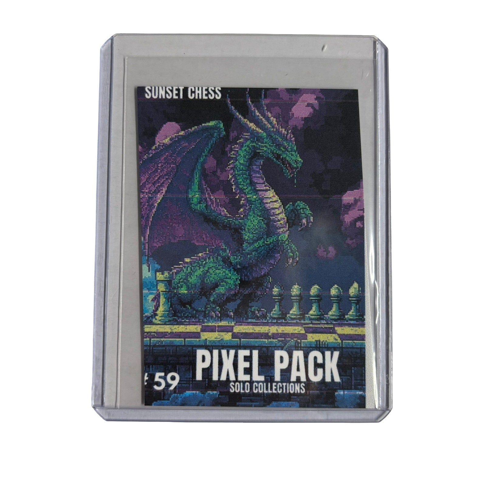 Pixel Collection - Trading Card – Sunset Chess