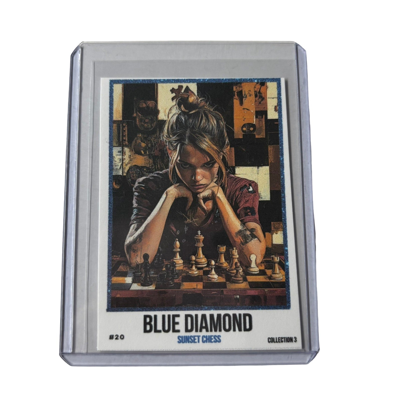 Blue Diamond Collection 3 - Trading Card – Sunset Chess