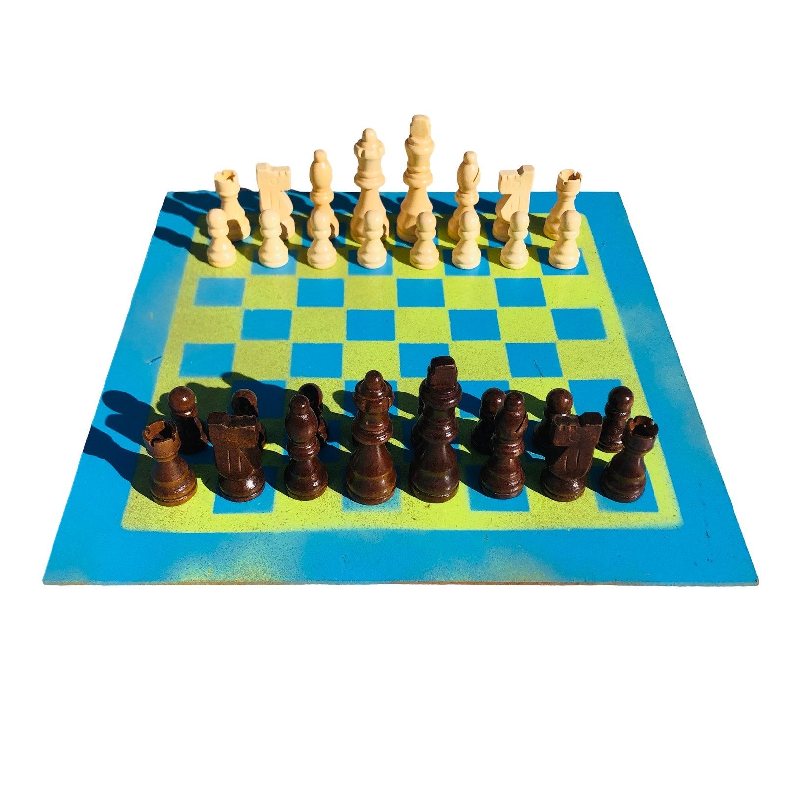 Chess Set - Seattle Green – Sunset Chess